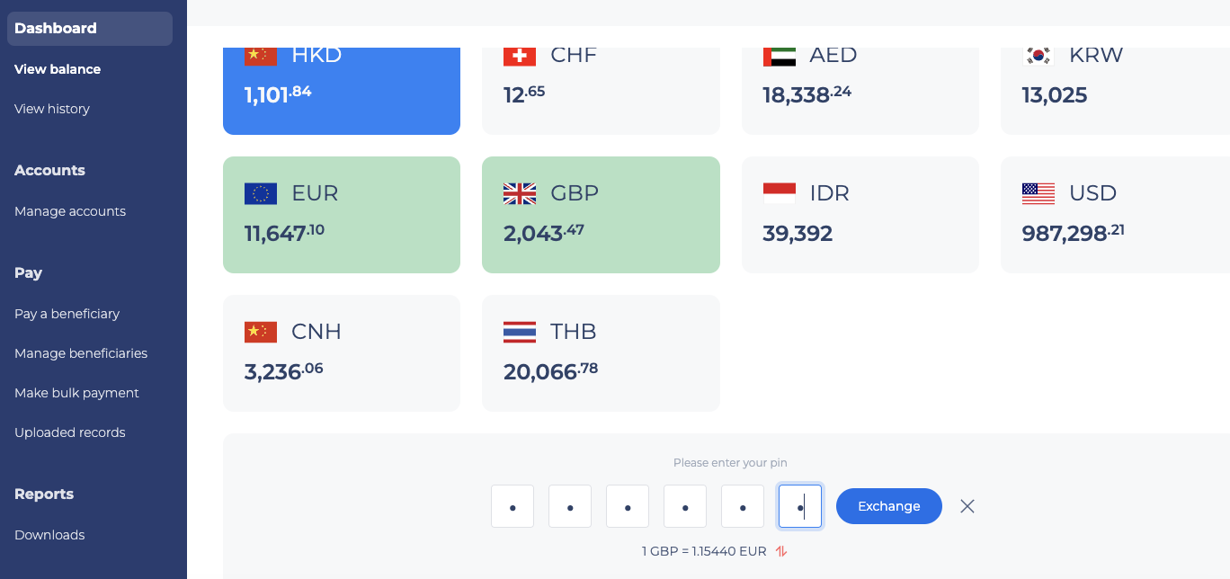 How to exchange currencies in your wallet – PingPong Global